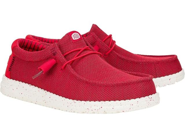 (取寄) ヘイ デュード メンズ ウォーリー ストレッチ ソックス Hey Dude men Hey Dude Wally Stretch Sox Red