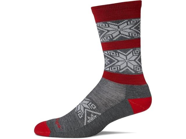 (取寄) ダーンタフバーモント レディース エルザ クルー ライトウェイト ウィズ クッション Darn Tough Vermont women Elsa Crew Lightweight with Cushion Gray