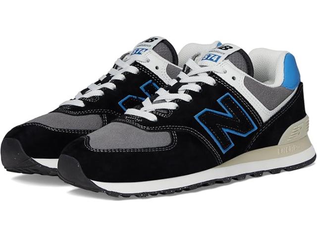 (取寄) ニューバランス クラシックス 574 New Balance Classics 574 Black/Blue Agate