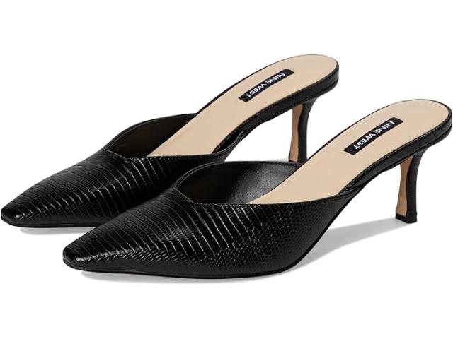 (取寄) ナインウエスト レディース  Nine West women Camenla Black Lizar