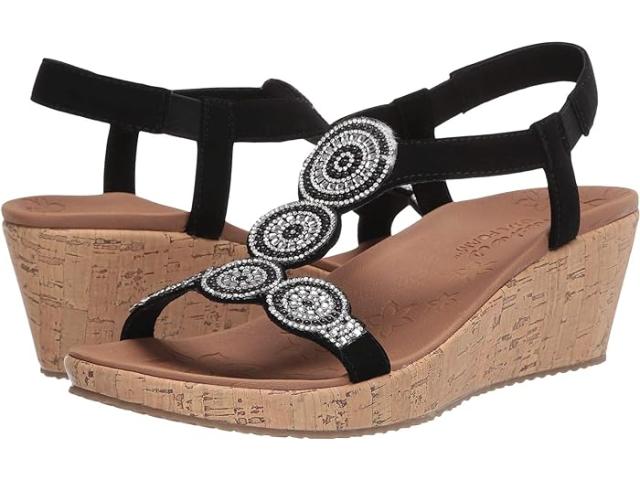 (取寄) スケッチャーズ レディース ビバリー - デート グラム SKECHERS women SKECHERS Beverlee - Date Glam Black