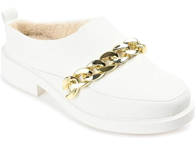 (取寄) ジュルネ コレクション レディース トゥルー コンフォート フォーム シアー フラッツ Journee Collection women Tru Comfort Foam Sheah Flat White