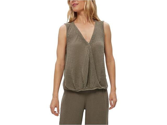 (取寄) マイケル スターズ レディース ケイト サープリス タンク Michael Stars women Kate Surplice Tank Olive