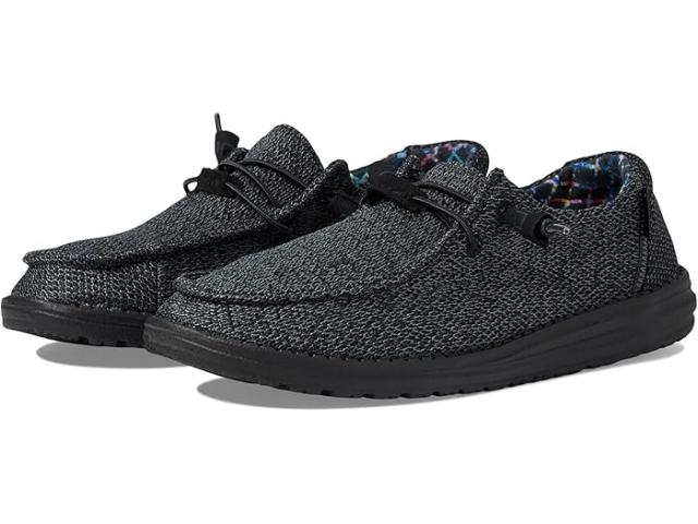 (取寄) ヘイ デュード レディース ウェンディ ソックス Hey Dude women Wendy Sox Black