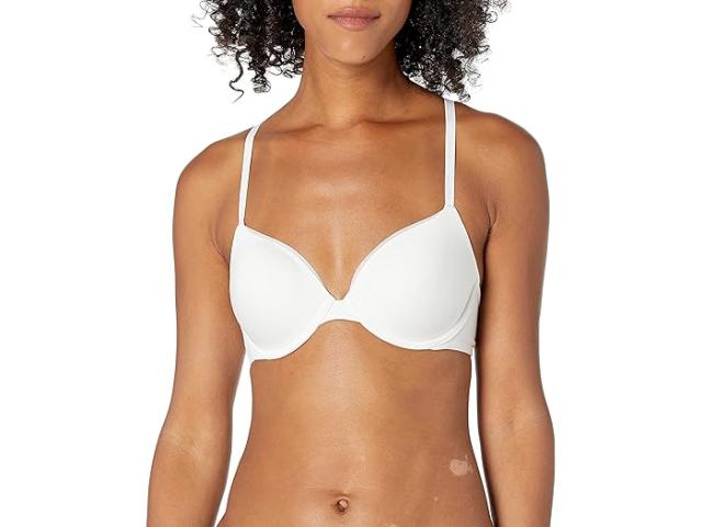 (取寄) カルバンクライン レディース ウィメンズ コンスタント コンバーチブル ストラップ ライトリー ライン デミ ブラ   women   Womens Constant Convertible Strap Lightly Lined Demi Bra White