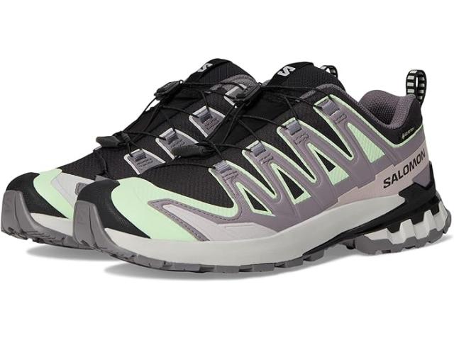 (取寄) サロモン レディース イクサ プロ 3D Salomon women XA Pro 3D Black/Patina Green/Gray Violet