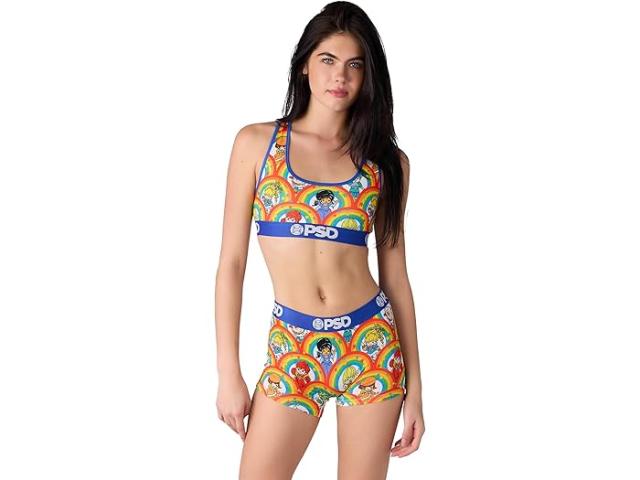 (取寄) PSD レディース レインボー ブライト ビンテージ スポーツ ブラ PSD women Rainbow Brite Vintage Sports Bra Multicolor