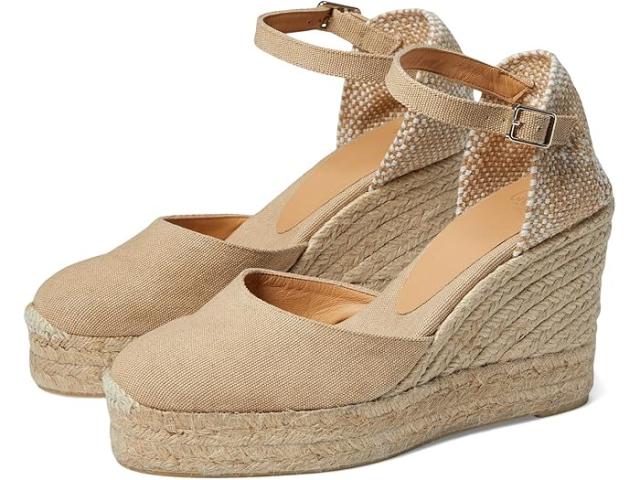 (取寄) カスタニエール レディース キャロル 80 ウム ウェッジ エスパドリーユ CASTANER women CASTANER Carol 80 mm Wedge Espadrille Sand