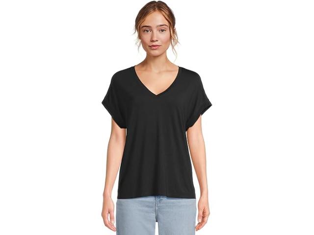 (取寄) トミーバハマ レディース カウアイ V-ネック ショート スリーブ  Bahama women Kauai V-Neck Short Sleeve Black
