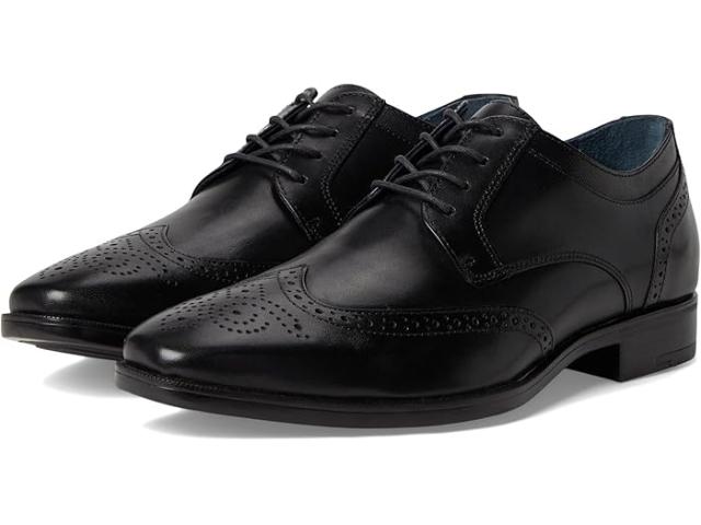 (取寄) ジョンストン&マーフィー メンズ ギボンズ ウィングチップ Johnston & Murphy men Gibbons Wingtip Black Full Grain