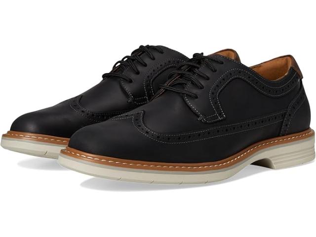 (取寄) フローシャイム メンズ ノーウォーク ウィングチップ オックスフォード Florsheim men Florsheim Norwalk Wingtip Oxford Black Crazy Horse