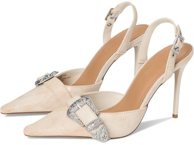 (取寄) スティーブマデン レディース デリラ Steve Madden women Delilah White Distressed