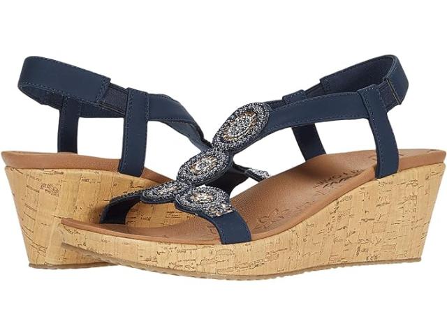 (取寄) スケッチャーズ レディース ビバリー - デート グラム SKECHERS women SKECHERS Beverlee - Date Glam Navy