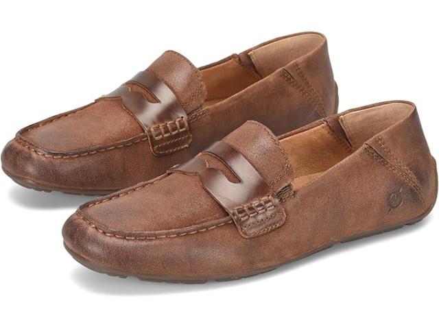 (取寄) ボーン メンズ マルセル ペニー Born men Born Marcel Penny Dark Brown Distressed