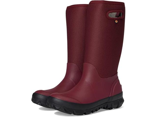 (取寄) ボグス レディース ホワイトアウト ドッツ Bogs women Whiteout Dots Ox Blood