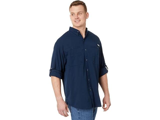 (取寄) コロンビア メンズ ビッグ アンド トール タミアミ リ L/S Columbia men Columbia Big & Tall Tamiami II L/S Collegiate Navy