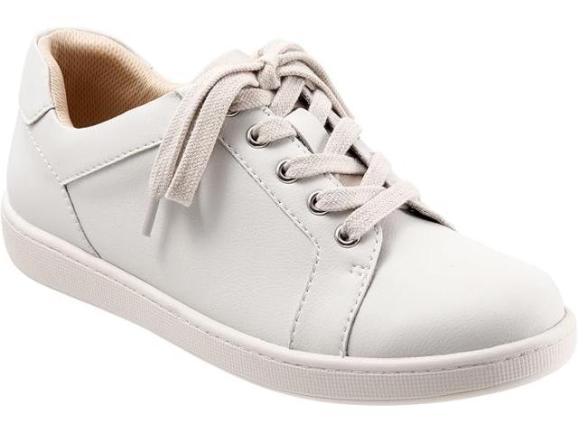 (取寄) トロッターズ レディース アドワー Trotters women Adore Off-White Leather/Beige Suede Veg