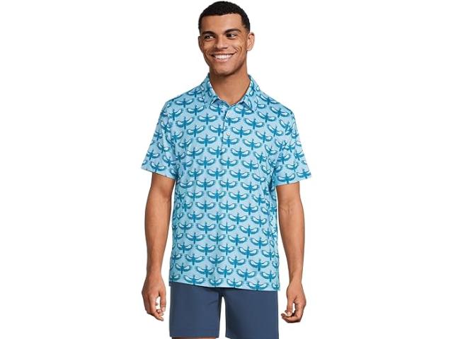 (取寄) チャビーズ メンズ ザ バーズ オブ ア フェザー (パフォーマンス ポロ) Chubbies men The Birds Of A Feather (Performance Polo) Light/Pastel Blue