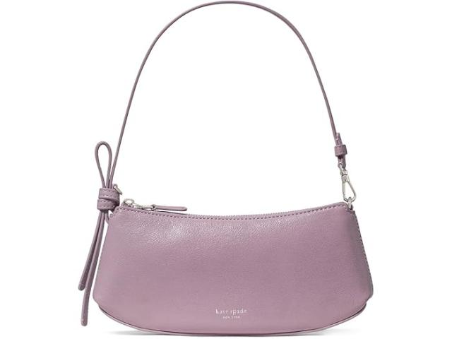(取寄) ケイトスペード レディース ループ グレイズ レザー ポシェット Kate Spade New York women Loop Glazed Leather Pochette Market Purple