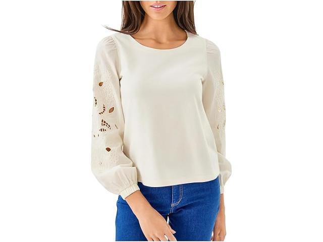 (取寄) リリー ピュリッツァー レディース ニット トップ Lilly Pulitzer women Isley Knit Top Coconut