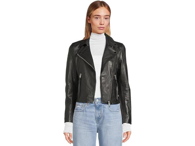 (取寄) オールセインツ レディース ダルビー バイカー AllSaints women Dalby Biker Black 1