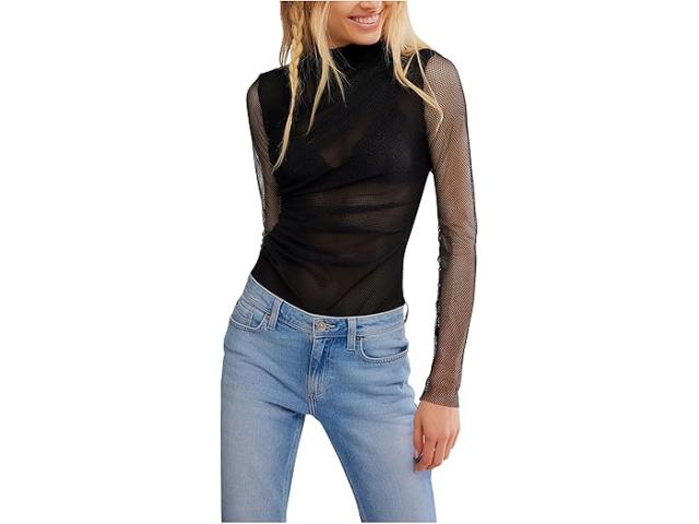 (取寄) フリーピープル レディース オン マイ ウェイ ボディスーツ Free People women On My Way Bodysuit Black