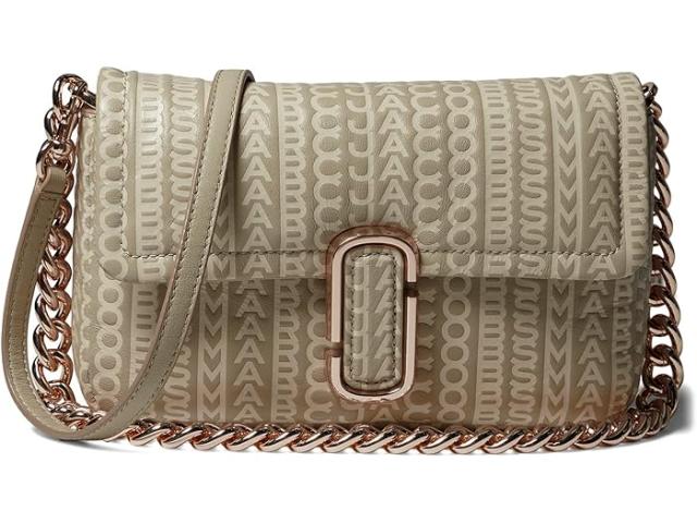 (取寄) マークジェイコブス レディース ザ モノグラム レザー ショルダー バッグ Marc Jacobs women Marc Jacobs The Monogram Leather Shoulder Bag Khaki