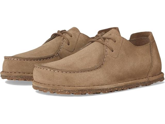 (取寄) ビルケンシュトック メンズ ウッティ レース アップ ディープ ブルー - スエード Birkenstock men Utti Lace Up Deep Blue - Suede Gray Taupe