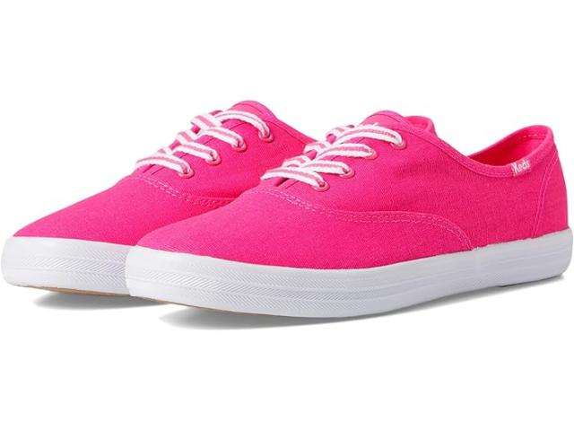(取寄) ケッズ レディース チャンピオン シーズナル Keds women Champion Seasonal Raspberry Canvas