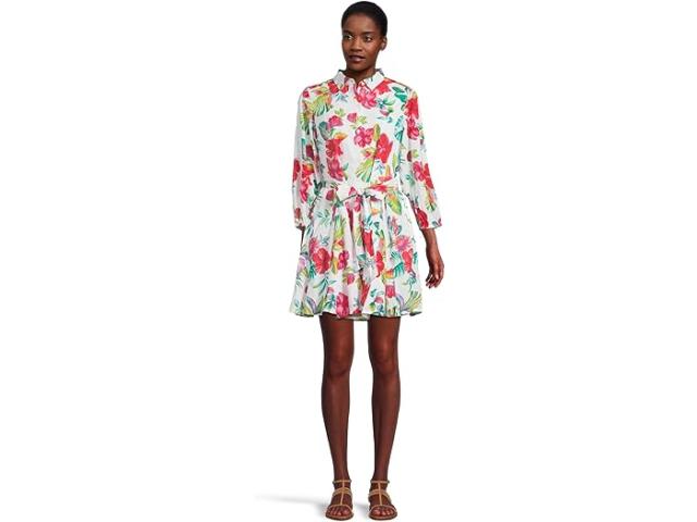 (取寄) トミーバハマ レディース フェスタ フローラル シャツ ドレス  Bahama women Fiesta Floral Shirt Dress White