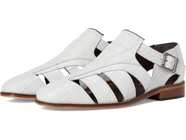 (取寄) ステイシー アダムス メンズ シティ サンダル Stacy Adams men Calandro City Sandal White