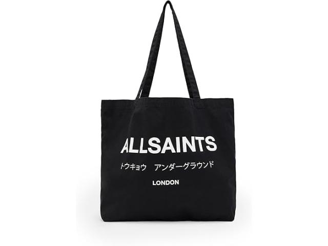 (取寄) オールセインツ アンダーグラウンド トート AllSaints Underground Tote Black/Chalk 2