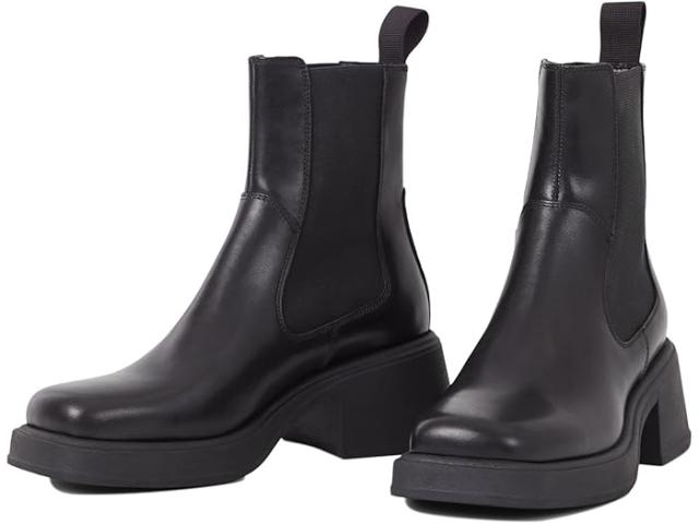 (取寄) バガボンド シューメーカーズ レディース ドラ レザー チェルシー ブーツ Vagabond Shoemakers women Dorah Leather Chelsea Boot Black