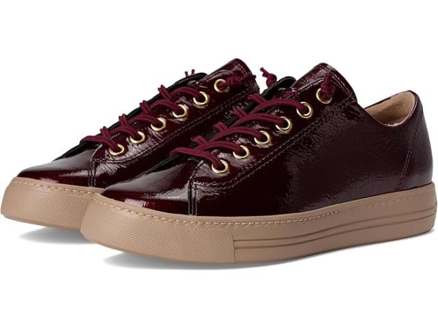 (取寄) ポールグリーン レディース ハドリー スニーカー Paul Green women Hadley Sneakers Wine Soft Patent