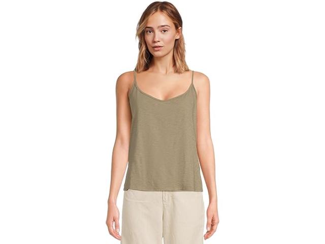 (取寄) マイケル スターズ レディース ジェイデン V-ネック タンク Michael Stars women Jaden V-Neck Tank Olive