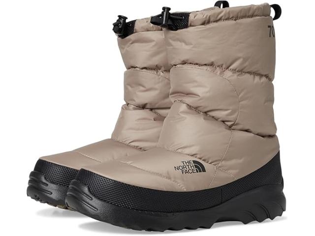 (取寄) ノースフェイス メンズ ヌプシ トラクション ブーティ The North Face men Nuptse Traction Bootie Mushroom Grey/TNF Black