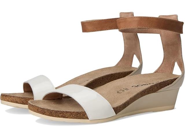 (取寄) ナオト レディース ピクシー Naot women Pixie Porcelain Patent Leather/Ivory Leather/Latte Brown Leather