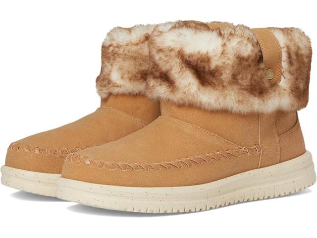 (取寄) ヘイ デュード レディース カムデン カフ クラシック コージー Hey Dude women Camden Cuff Classic Cozy Cognac