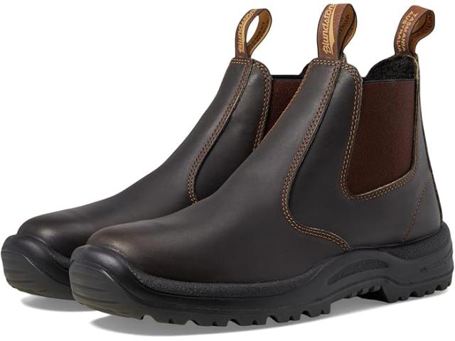 (取寄) ブランドストーン BL490 ワーク チェルシー ブーツ Blundstone BL490 Work Chelsea Boot Stout Brown