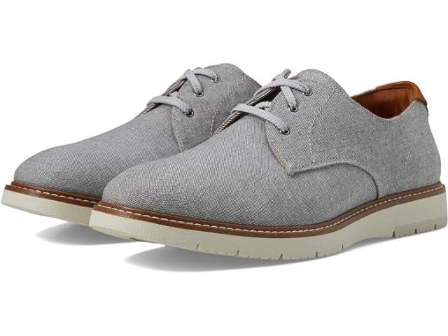 (取寄) フローシャイム メンズ ヴィーブ キャンバス プレーン トゥ オックスフォード Florsheim men Florsheim Vibe Canvas Plain Toe Oxford Gray