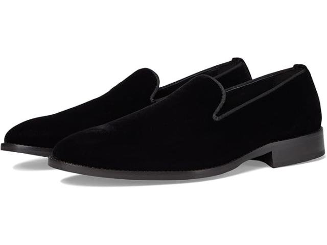 (取寄) ジョンストン&マーフィー メンズ ガブニー スリッポン ローファーズ Johnston & Murphy men Gavney Slip-On Loafers Black Velvet