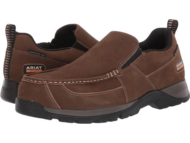 (取寄) アリアット メンズ エッジ LTE スリッポン SD Ariat men Edge LTE Slip-On SD Dark Brown