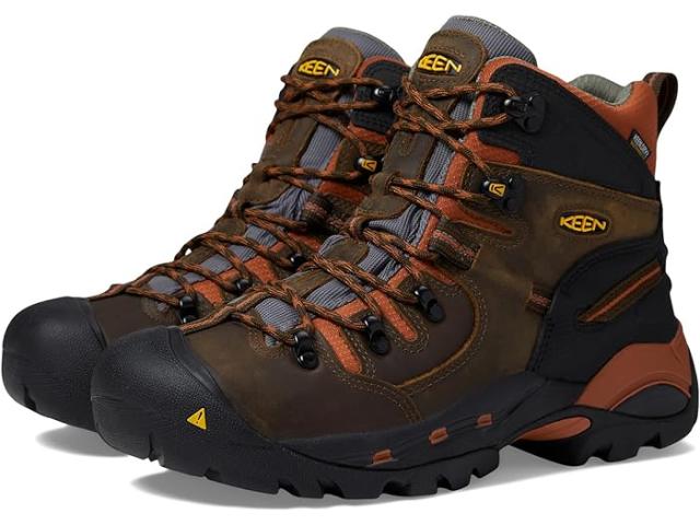 (取寄) キーン ユーティリティ メンズ ピッツバーグ ソフト トゥ KEEN Utility men KEEN Utility Pittsburgh Soft Toe Cascade Brown/Bombay Brown