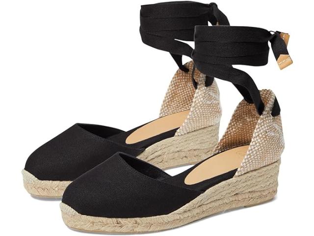 (取寄) カスタニエール レディース カリーナ 30 ウェッジ エスパドリーユ CASTANER women CASTANER Carina 30 Wedge Espadrille Black