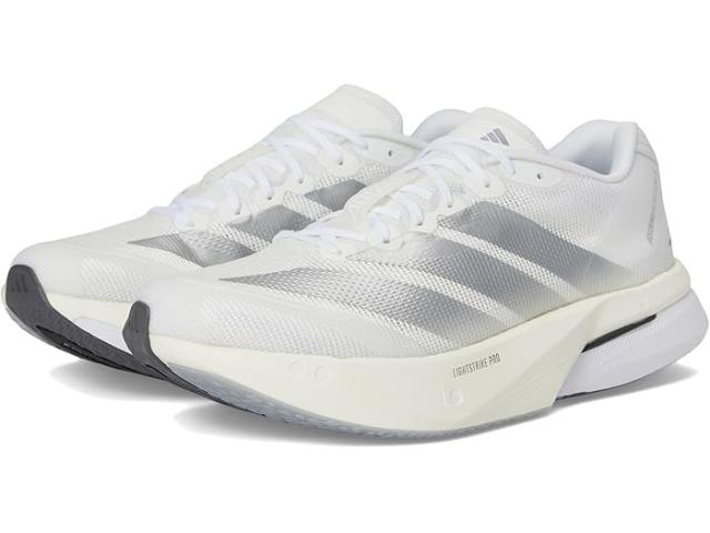 (取寄) アディダス ランニング レディース アディゼロ ボストン 13 ランニング シューズ adidas Running women Adizero Boston 13 Running Shoes White/Matte Silver/Dash Grey