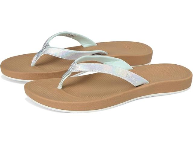 (取寄) サヌーク レディース コズミック ショアーズ イリデセント Sanuk women Cosmic Shores Iridescent Silver