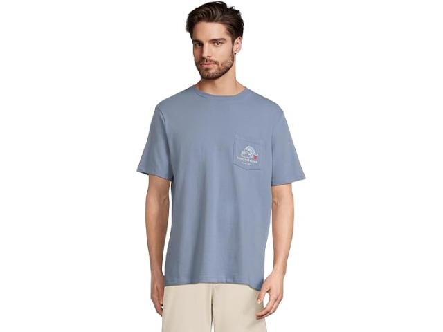 (取寄) ヴィンヤードヴァインズ メンズ ショートスリーブ ポケット ティー Vineyard Vines men Saturdaze Short-sleeve Pocket Tee Summer Evening