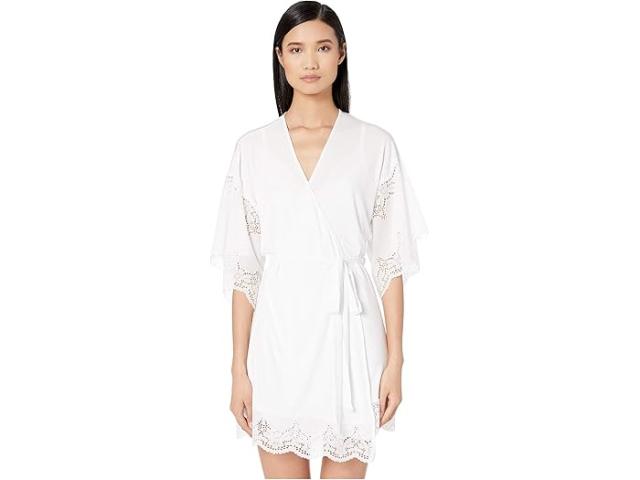 (取寄) エバージェイ レディース ベアトリクス - ザ フル レース ローブ Eberjey women Beatrix - The Full Lace Robe White