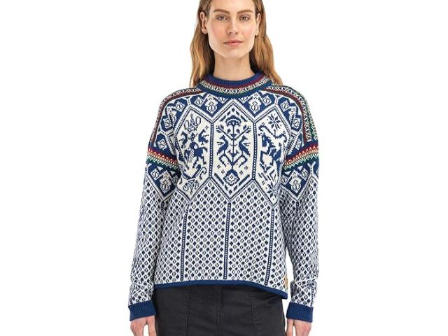 (取寄) ダーレオブノルウェー レディース 1994 セーター Dale of Norway women 1994 Sweater Indigo/Off-White/Mustard