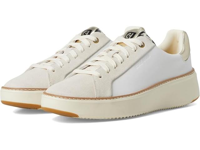 (取寄) コールハーン レディース グランドプロ トップスピン スニーカー Cole Haan women Grandpro Topspin Sneaker White/Leopard Print